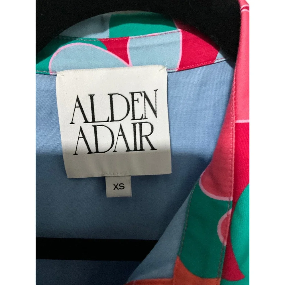 Alden Adair | Dresses | Alden Adair Puff Sleeve Resort Wear Retro Mod ...